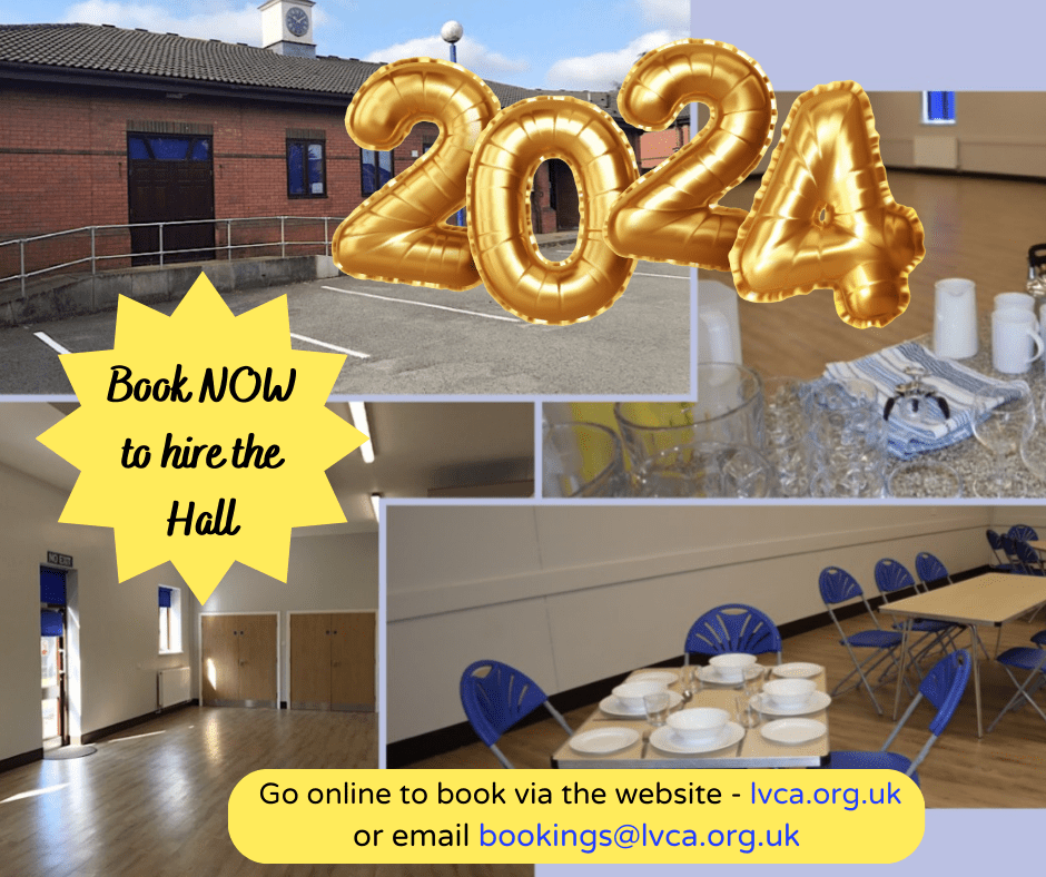 Book now to hire the Hall for your 2024 event